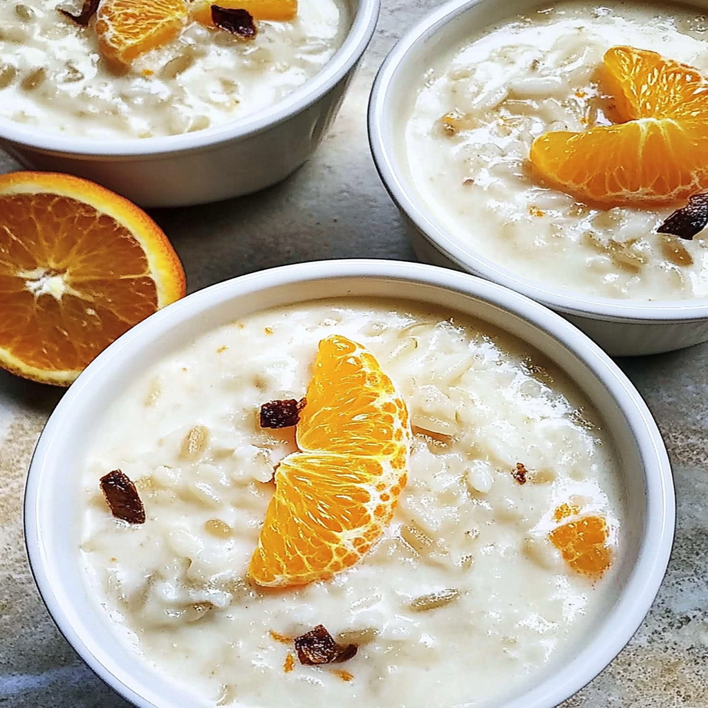 Cardamom Orange Rice Pudding