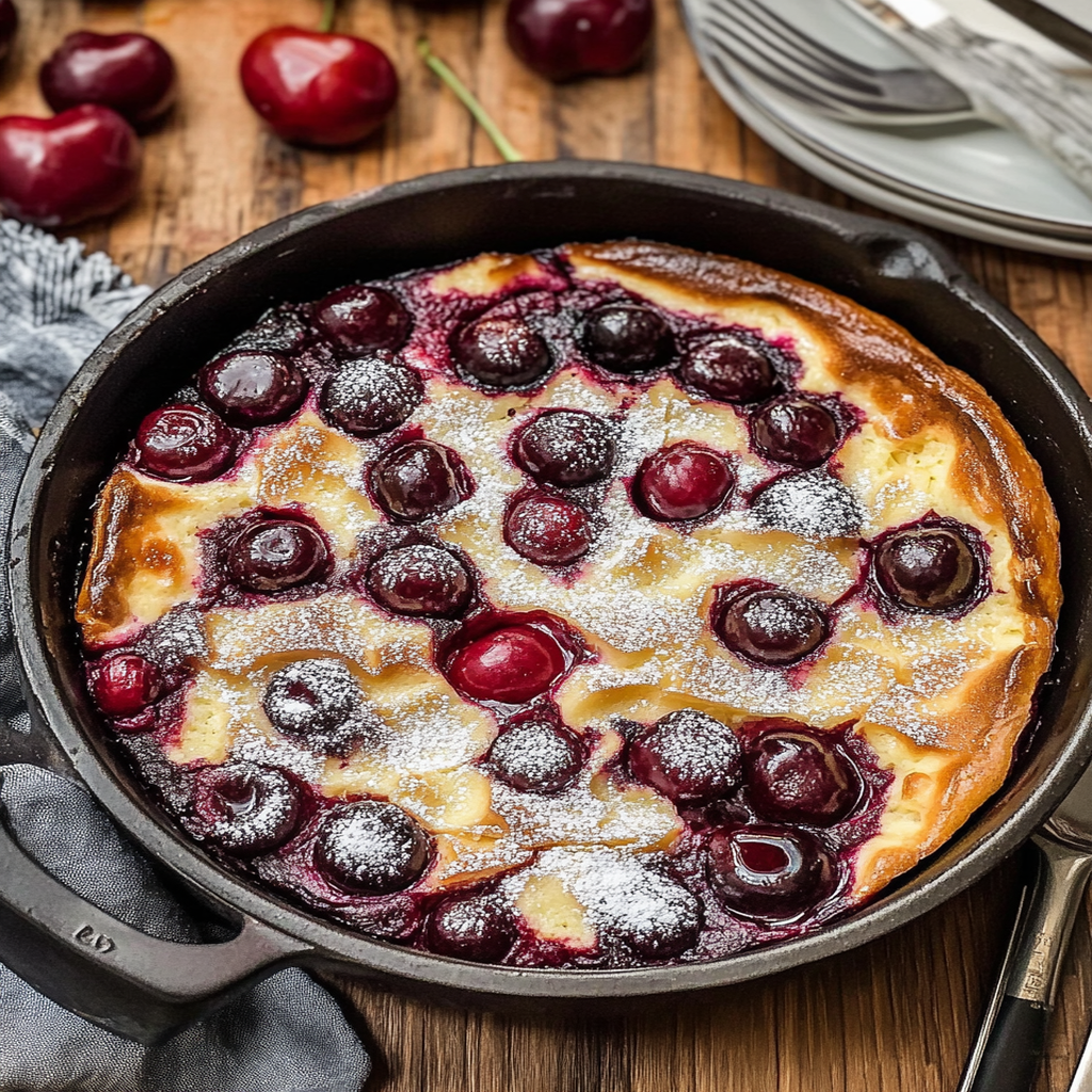Classic French Cherry Clafoutis