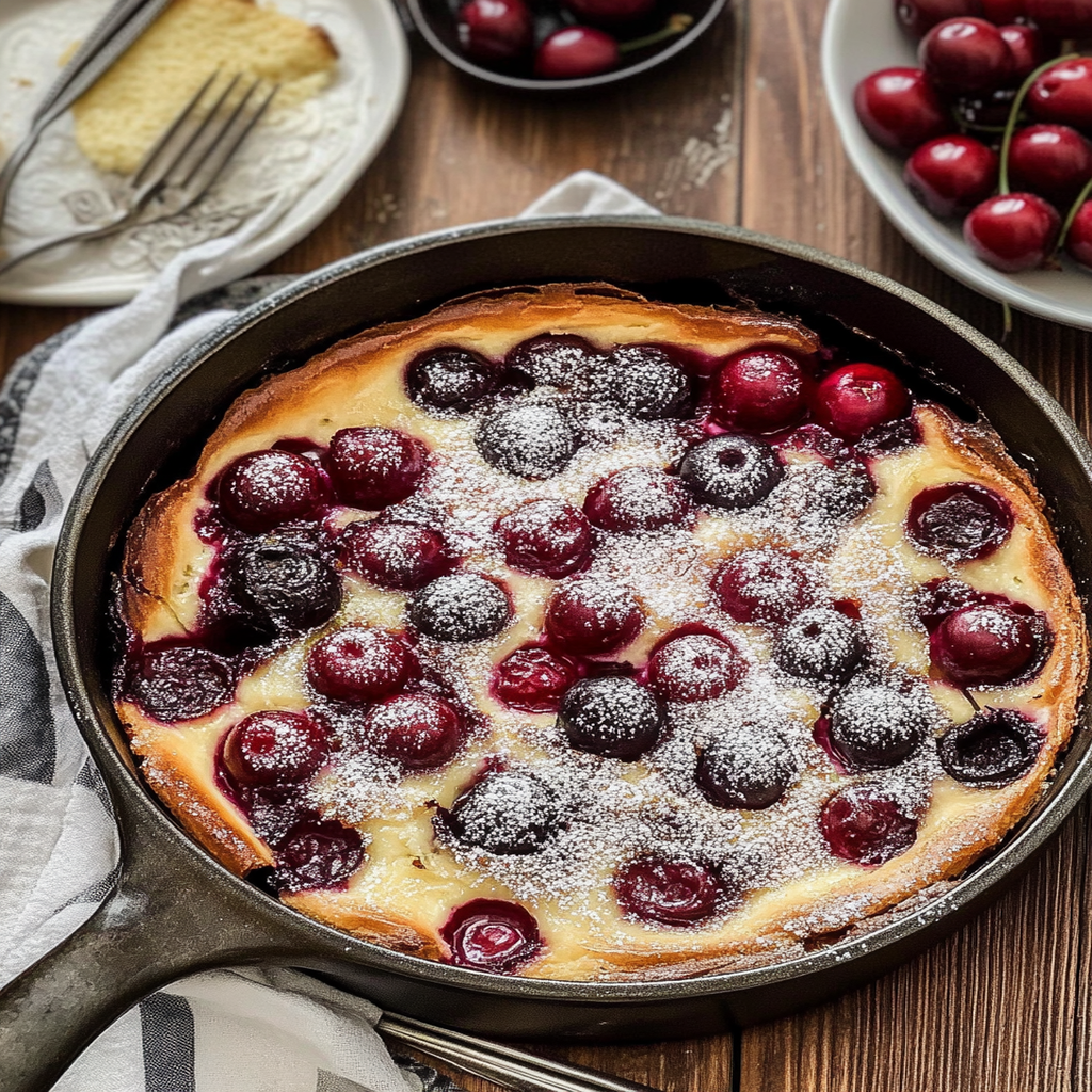 Classic French Cherry Clafoutis