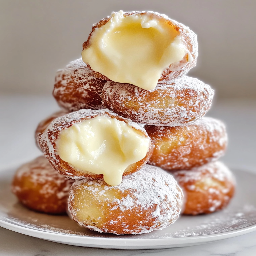 Italian Cream Bombs (Bomboloni alla Crema)