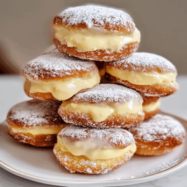Italian Cream Bombs (Bomboloni alla Crema)