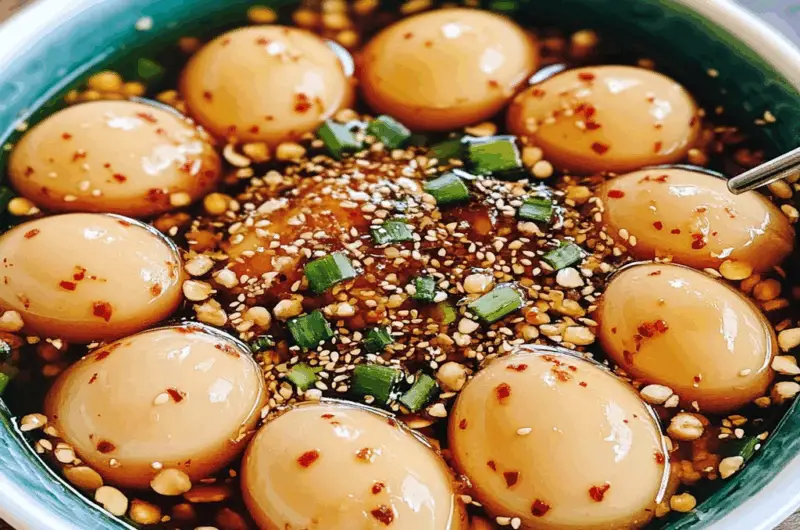 Korean Marinated Eggs – Mayak Gyeran