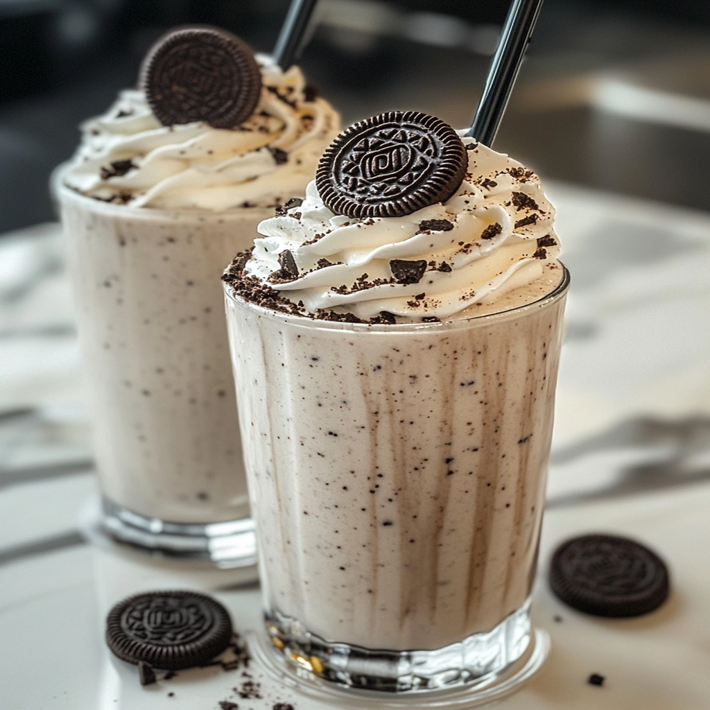 Oreo Milkshake Recipe (3 Ingredients)
