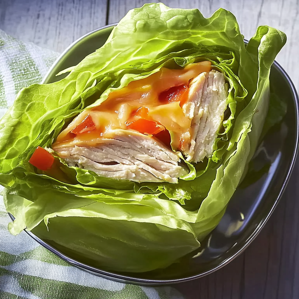 Turkey & Cheddar Lettuce Wraps