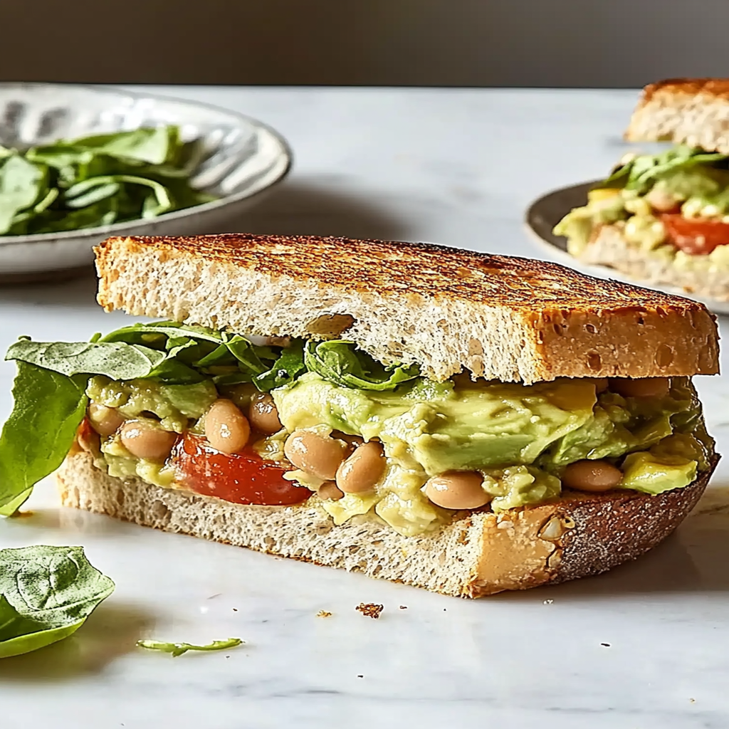 White Bean & Avocado Sandwich