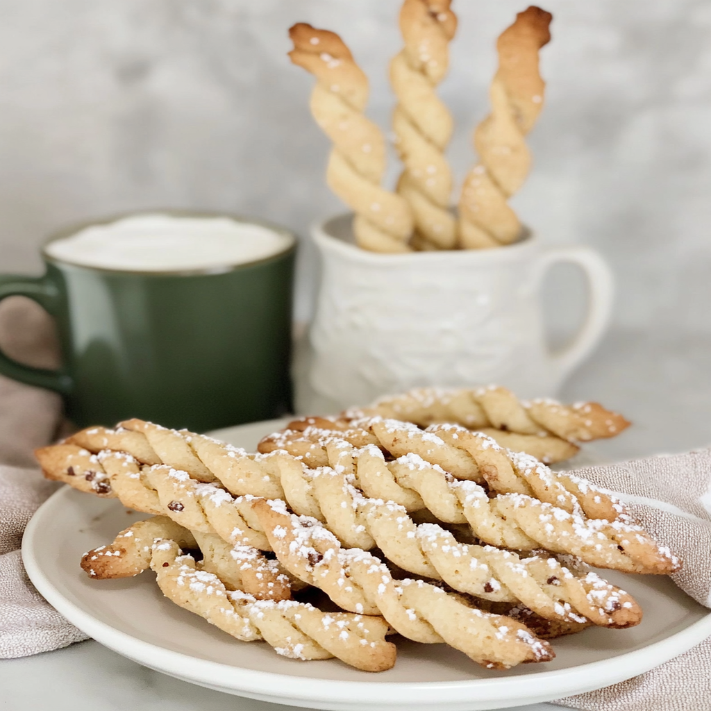 Braided Sugar Cookie Sticks