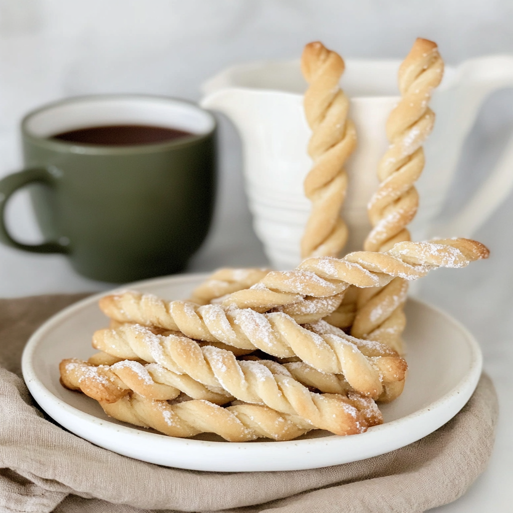 Braided Sugar Cookie Sticks