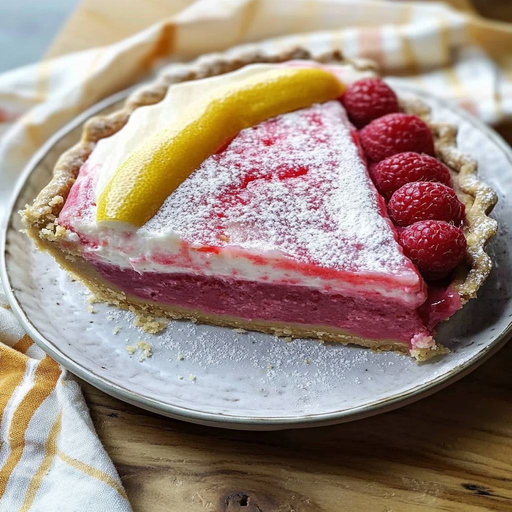 Lemon Raspberry Pie