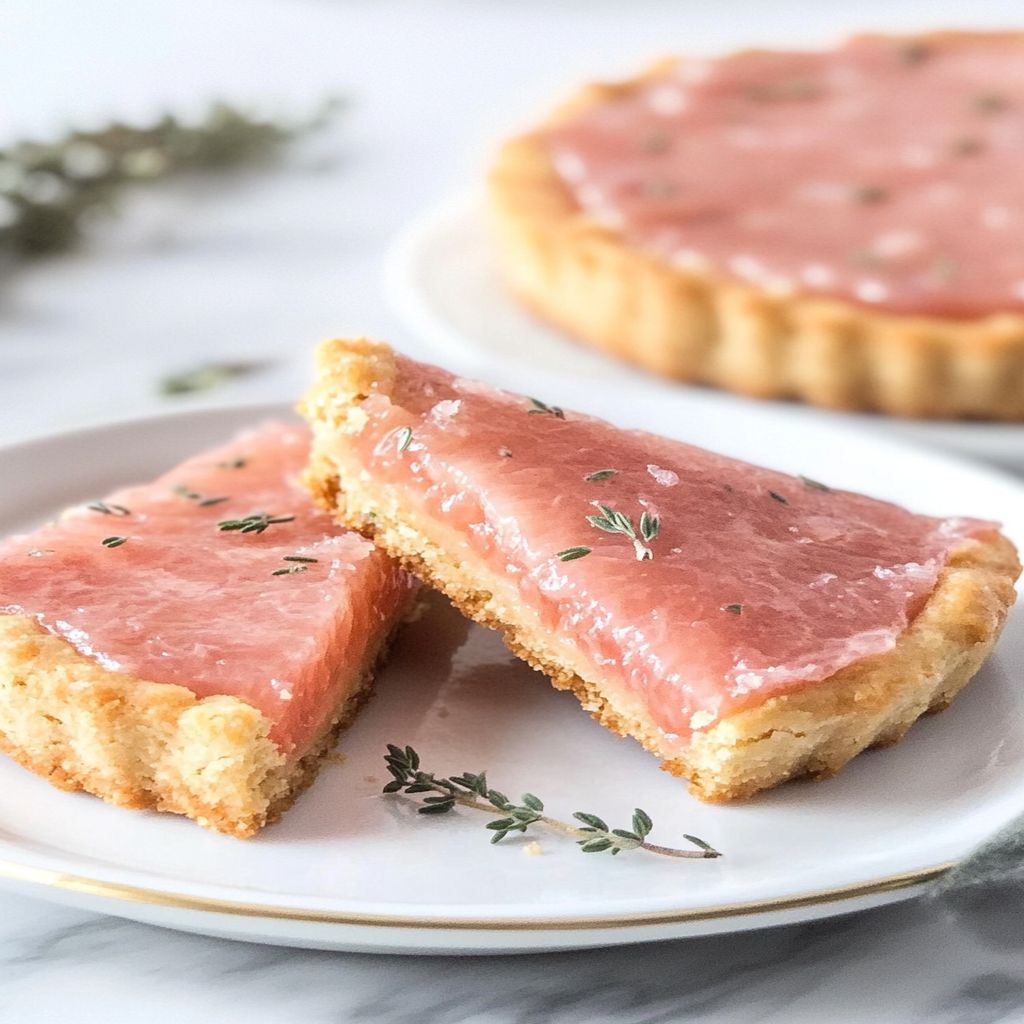 Lovely Pink Grapefruit and Thyme Vegan Shortbread Cookies