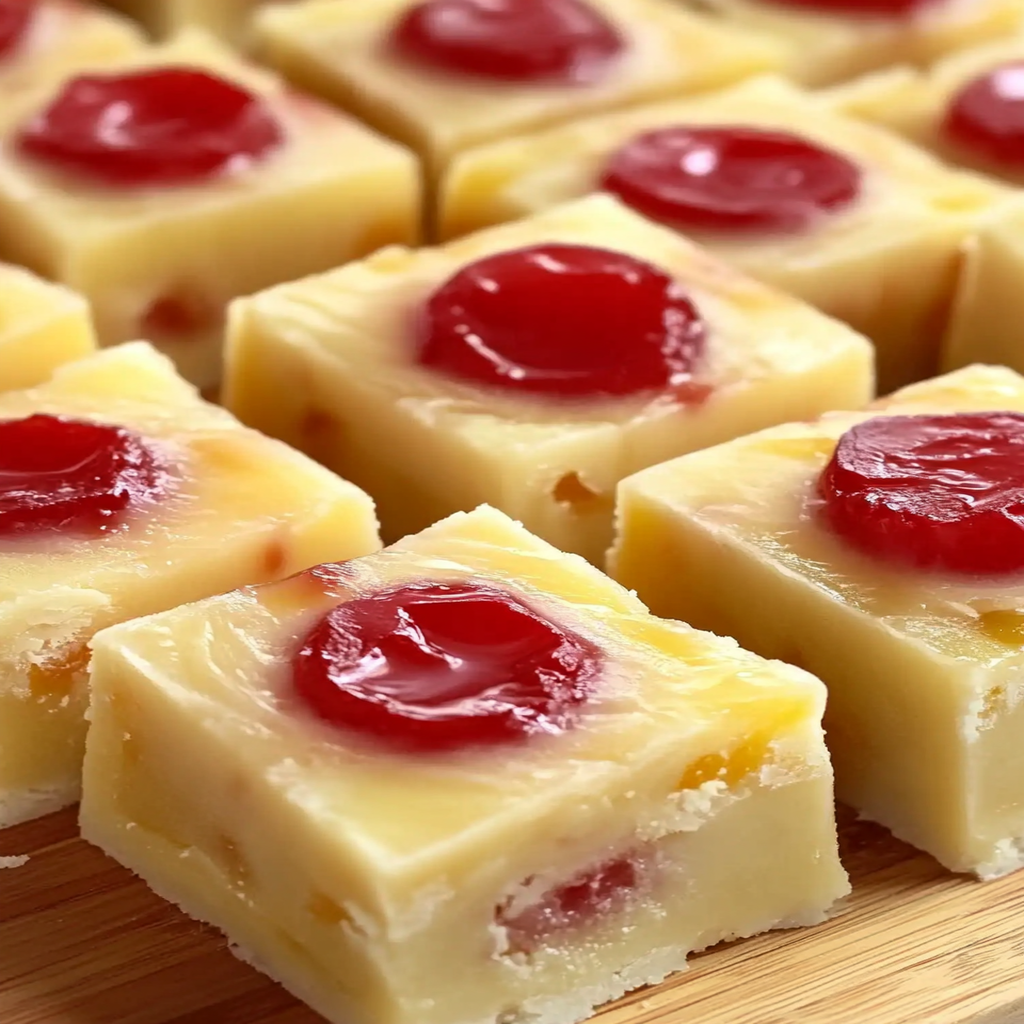 Pineapple Upside Down Fudge