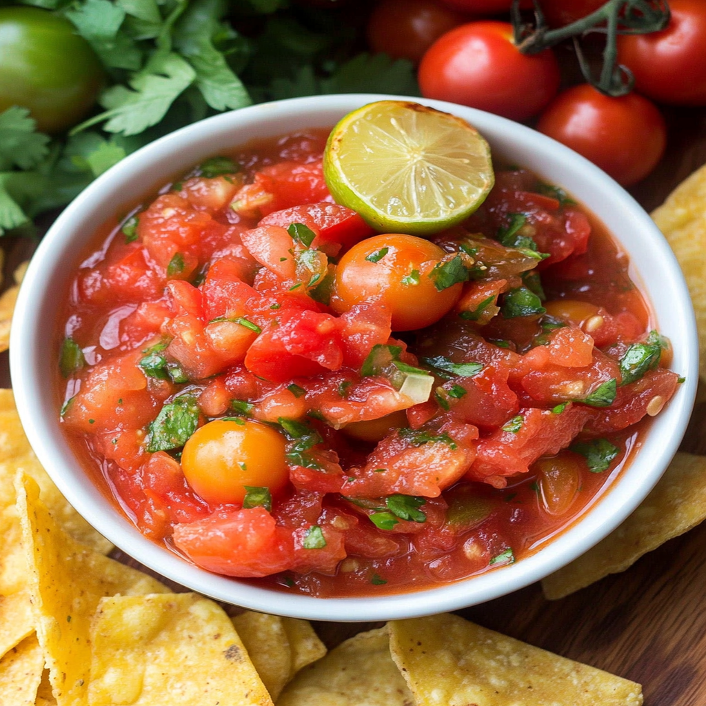 Roasted Cherry Tomato Salsa