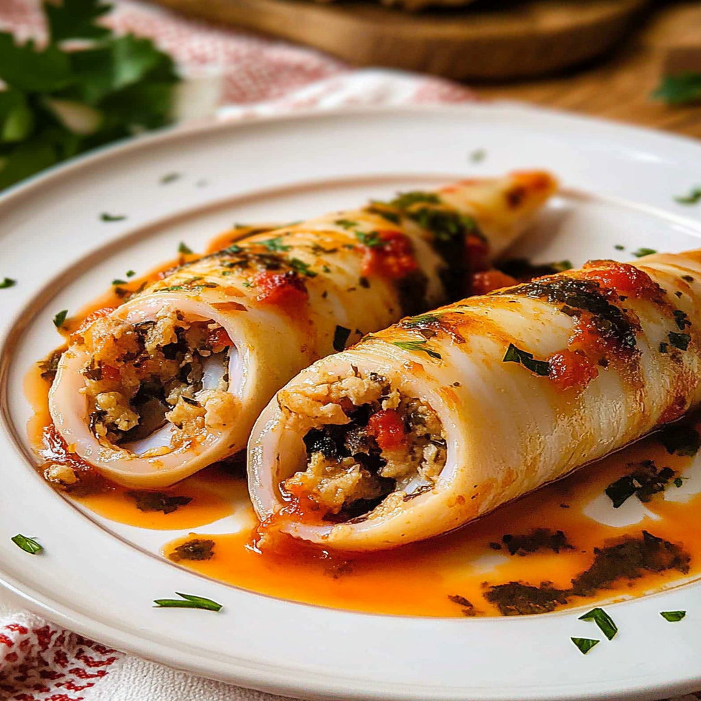 Stuffed Squid