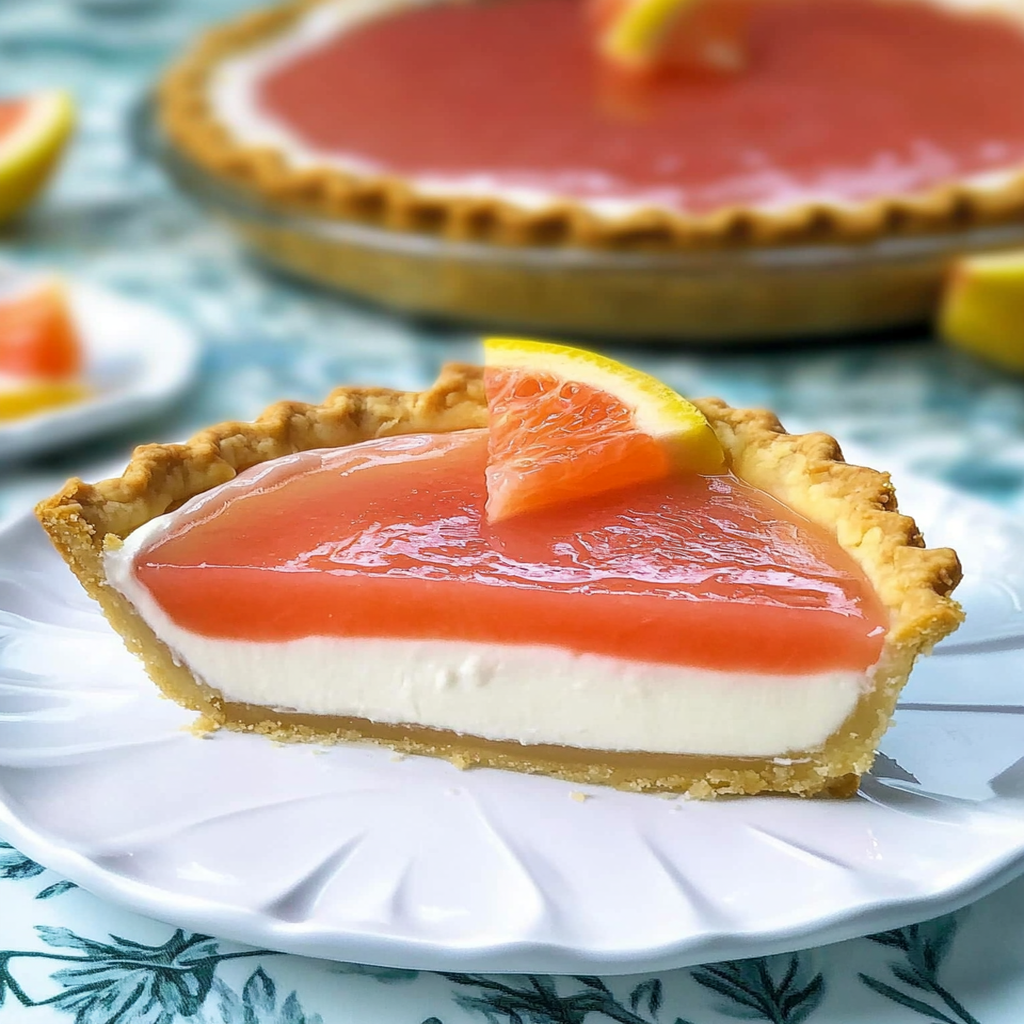 Summer Perfect Grapefruit Paloma Pie