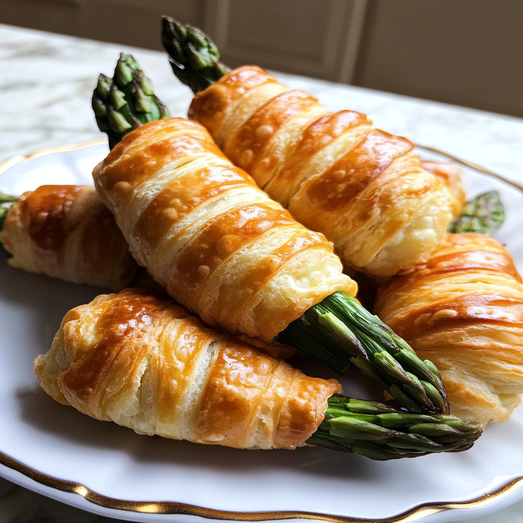 Creamy Asparagus Puffs