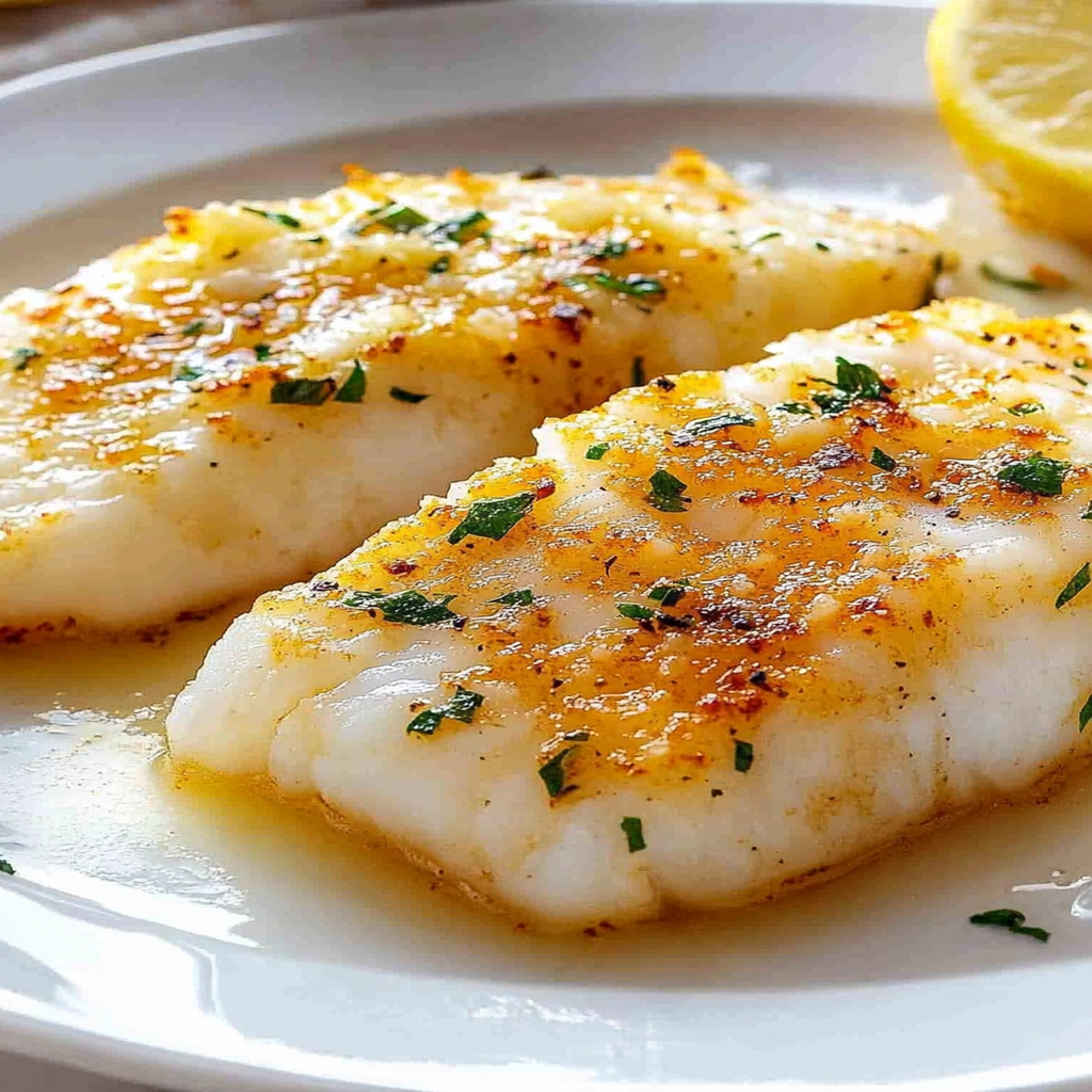 Garlic Butter Baked Cod
