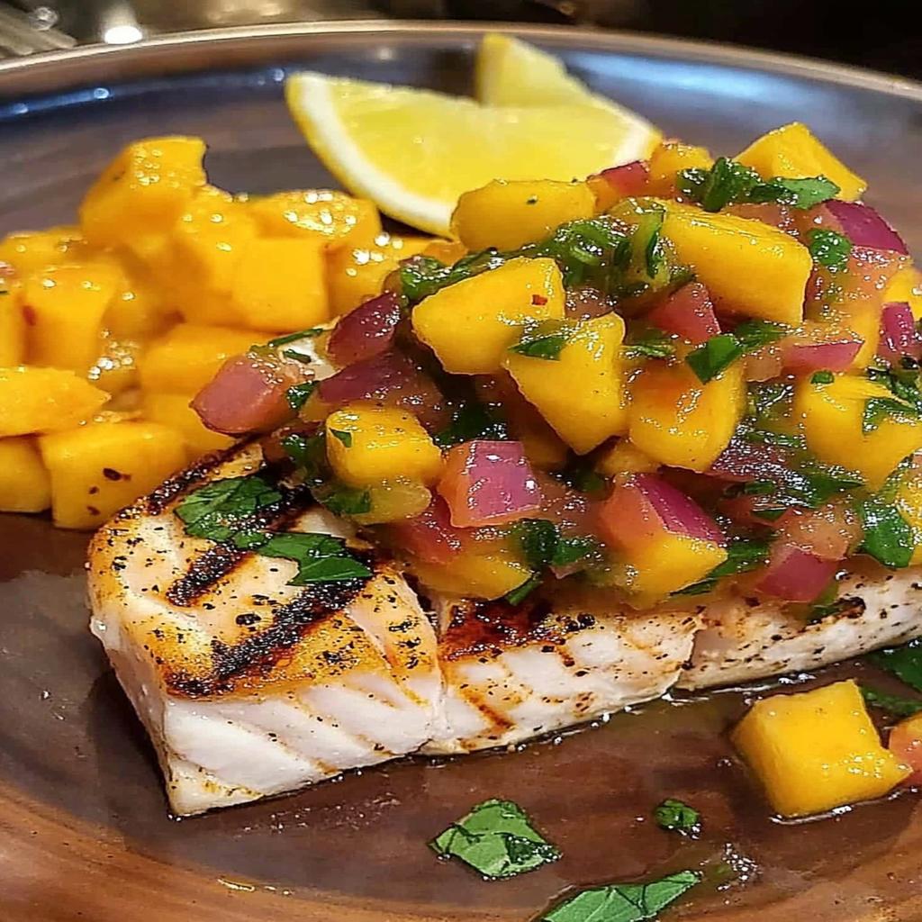 Grilled Fish with Mango Salsa