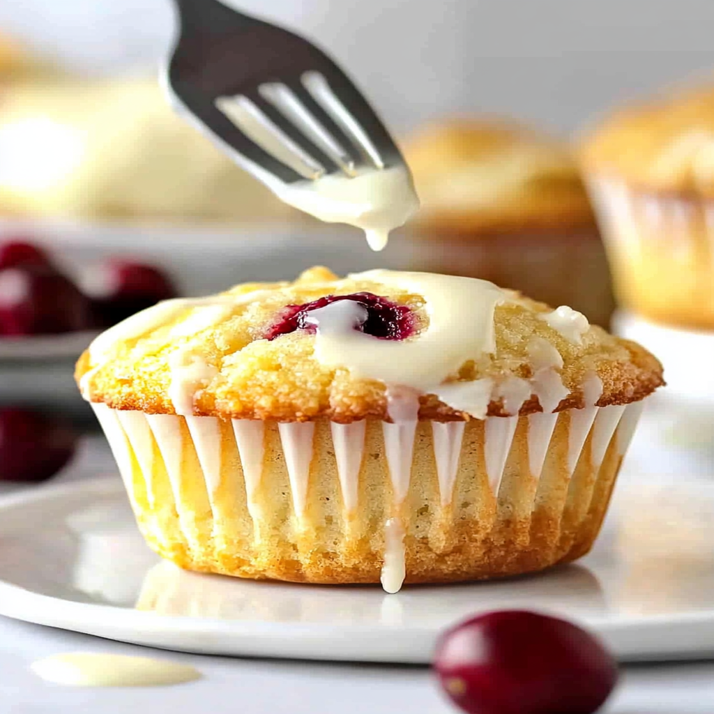 Healthy Cranberry Orange Muffins