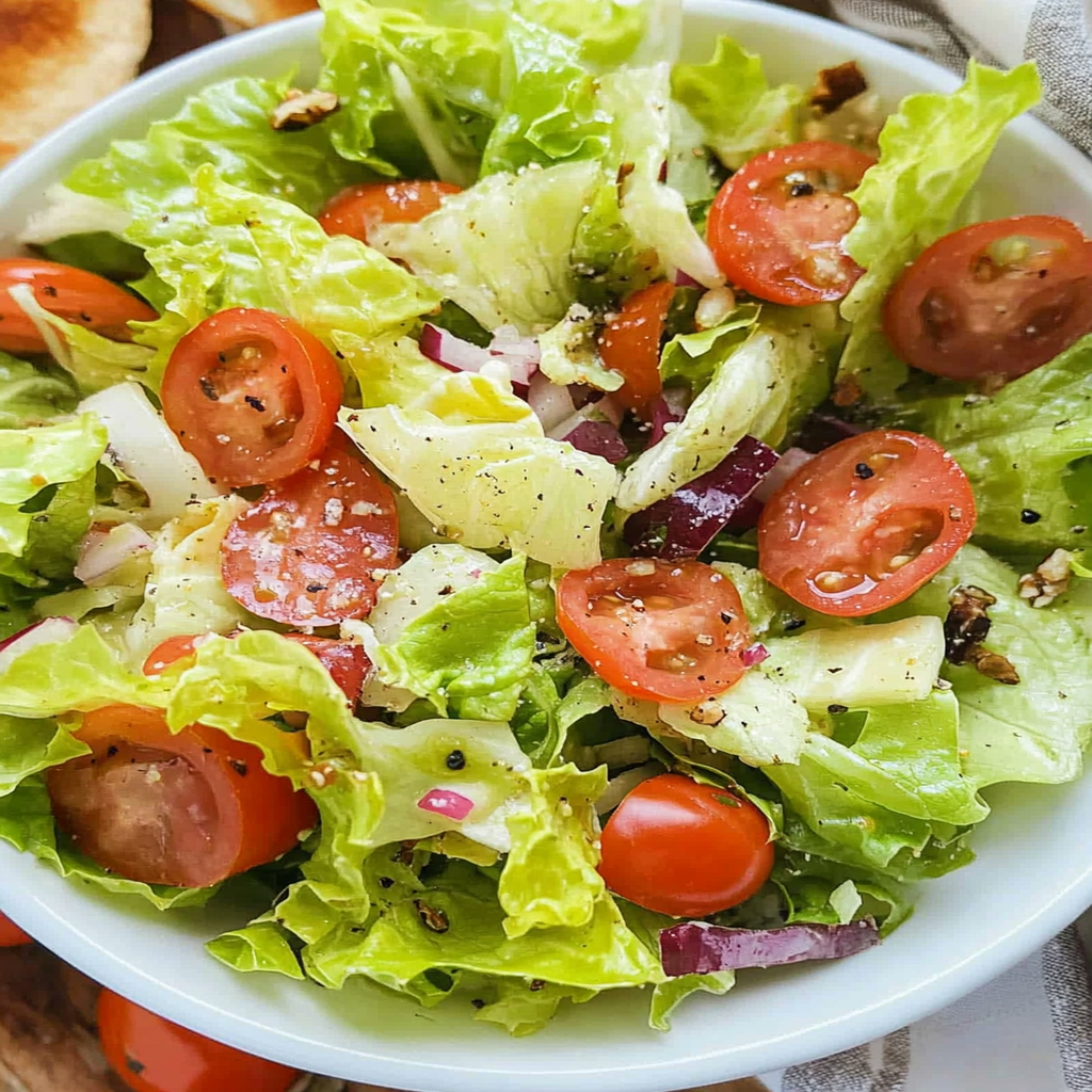 Lettuce Salad with Italian Dressing