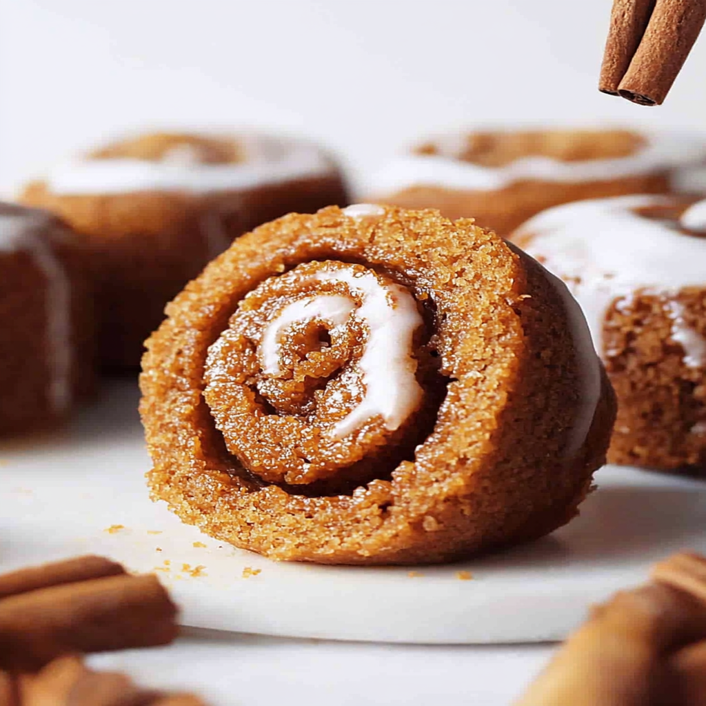 No Bake Pumpkin Spice Rolls