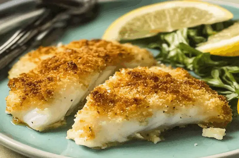 Parmesan Crusted Baked Fish