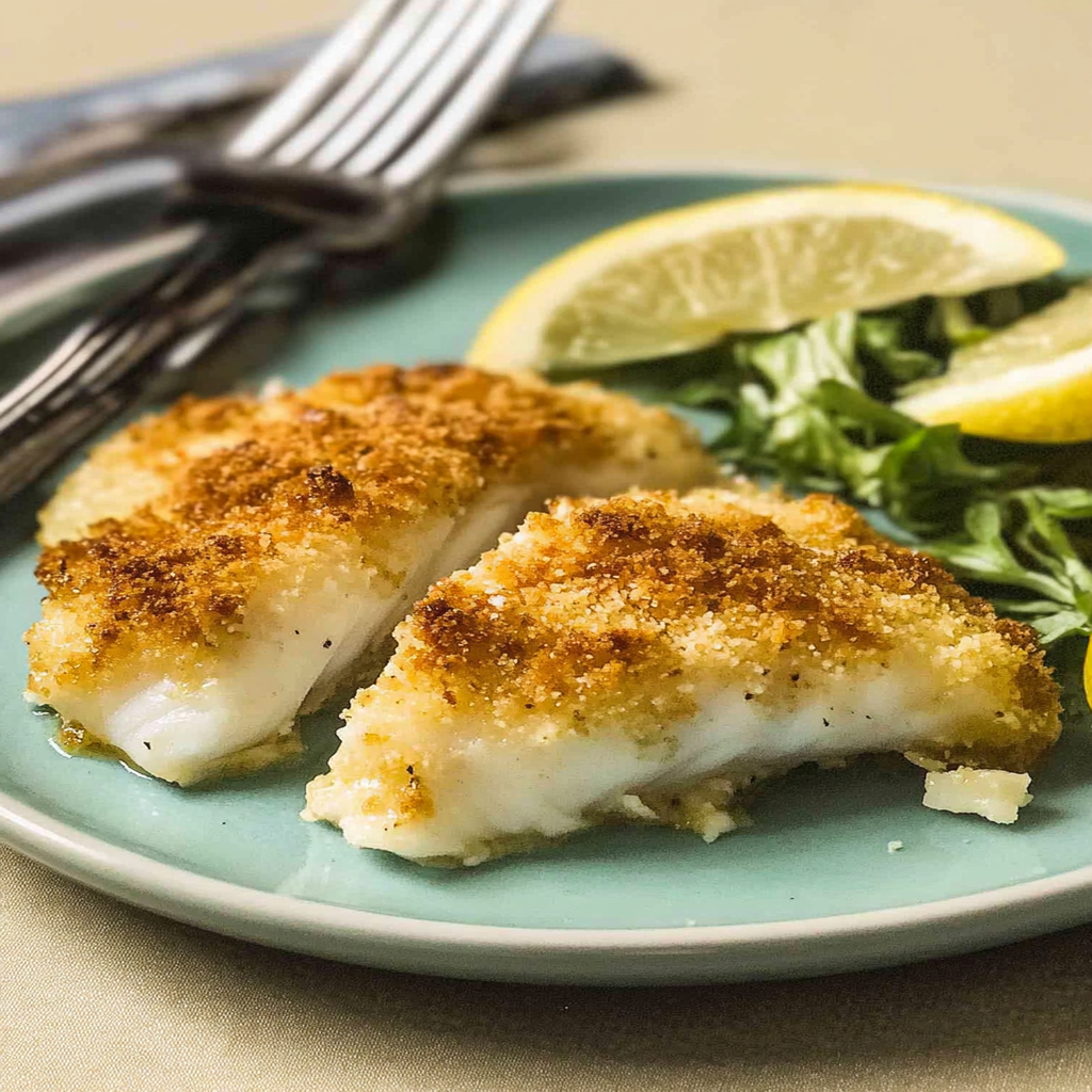 Parmesan Crusted Baked Fish