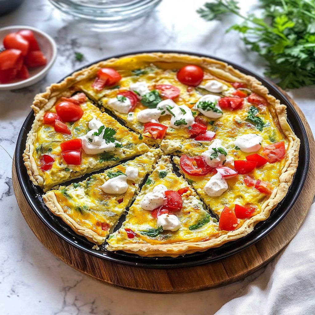 Tortilla Quiche Bake