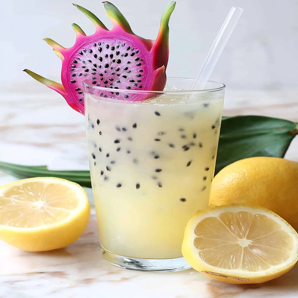 Yellow Dragon Fruit Lemonade