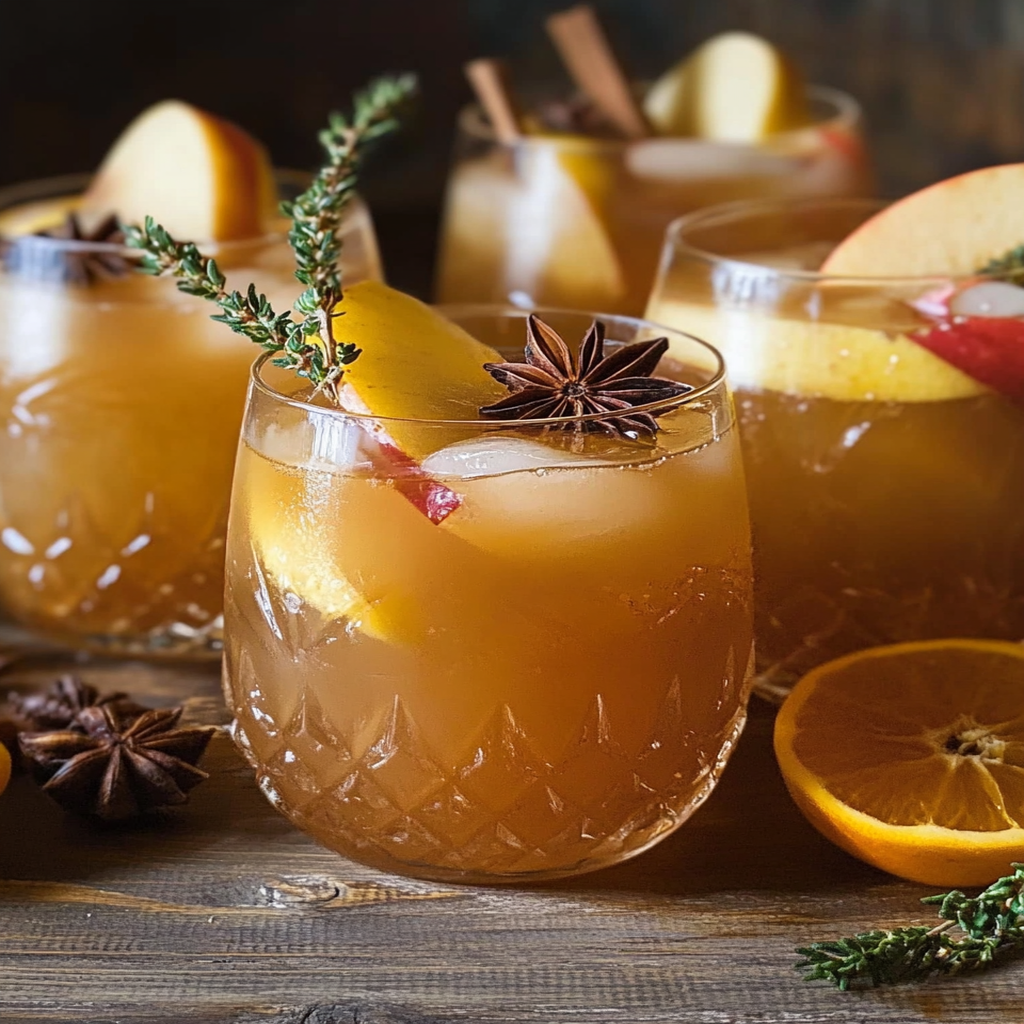 Bourbon Apple Cider Thanksgiving Punch