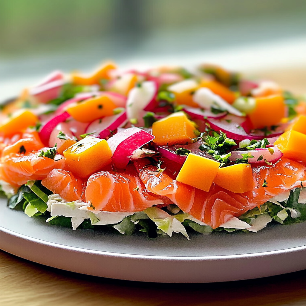 Delicious Smoked Salmon Salad – Shuba Recipe