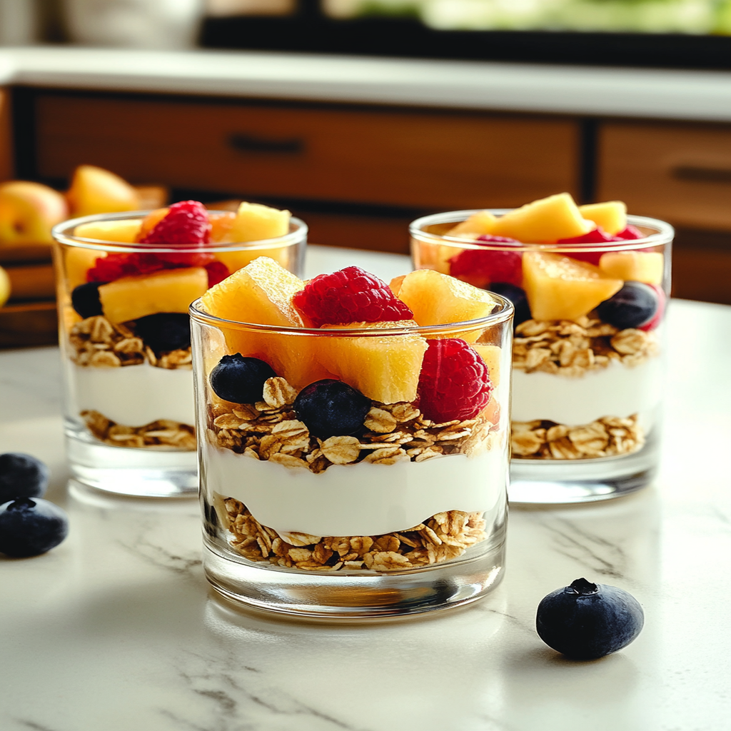 Fruit and Yogurt Parfait Cups