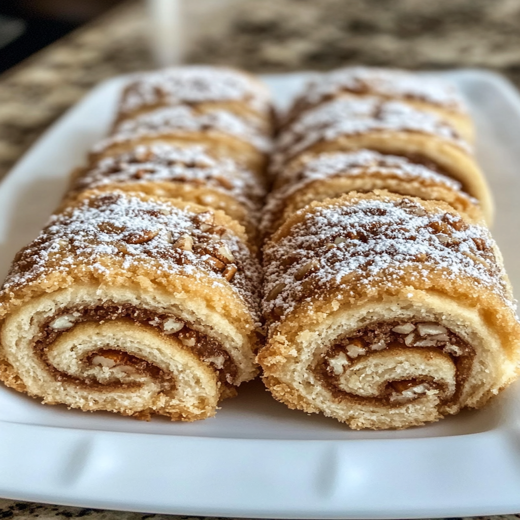 Italian Nut Roll Cookies