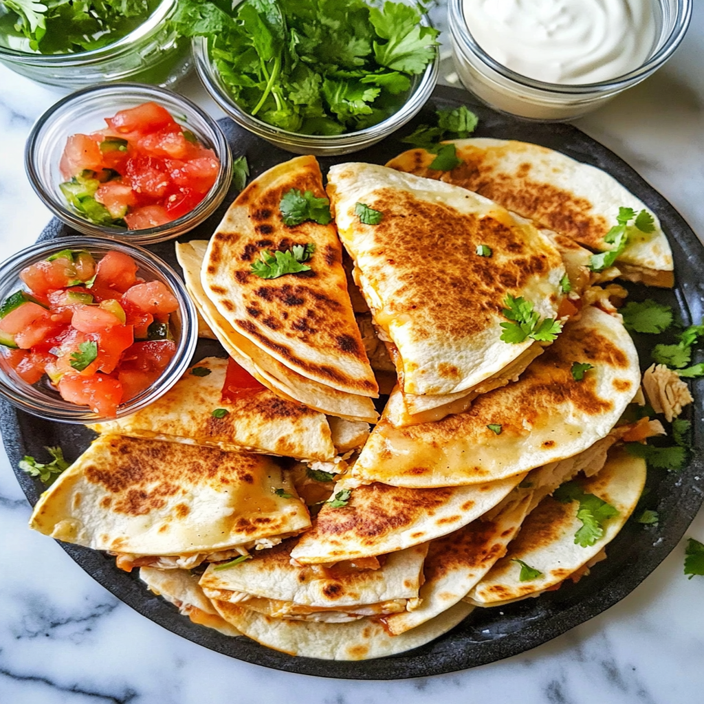 Mini Chicken Quesadillas