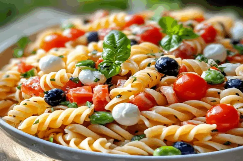 Patriotic Pasta Salad