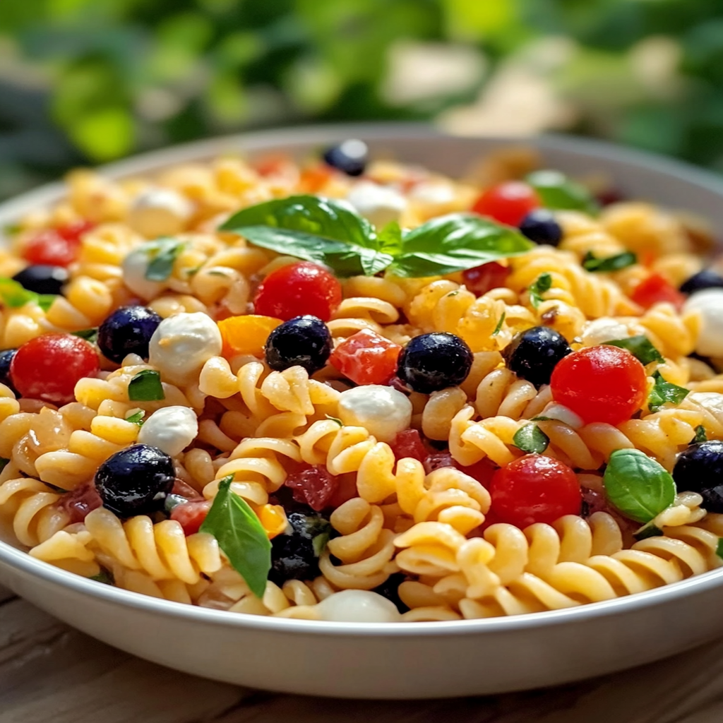 Patriotic Pasta Salad