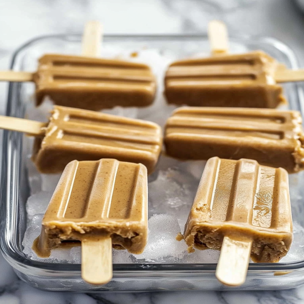 Peanut Butter Dog Popsicles