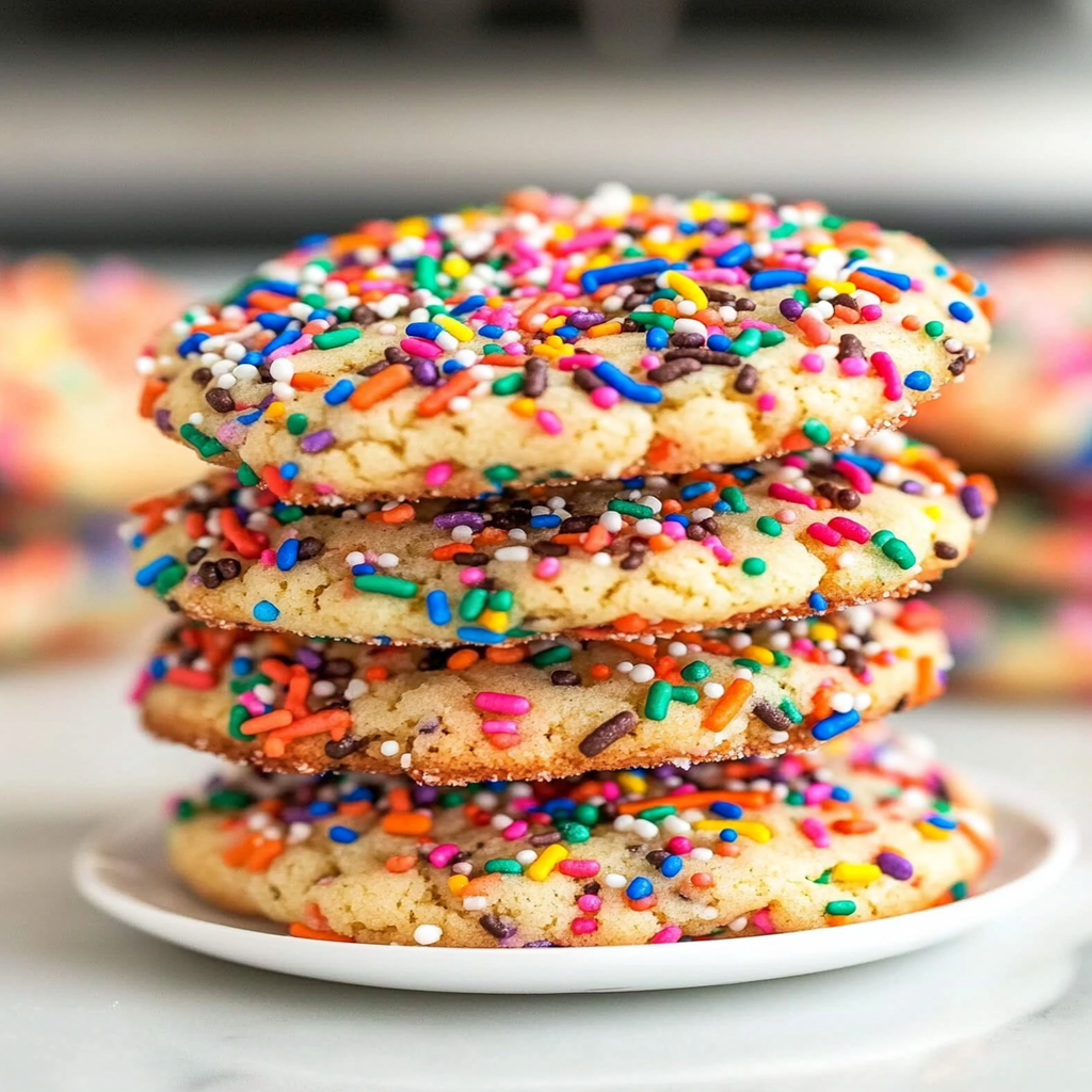 Rainbow Sprinkle Cookies