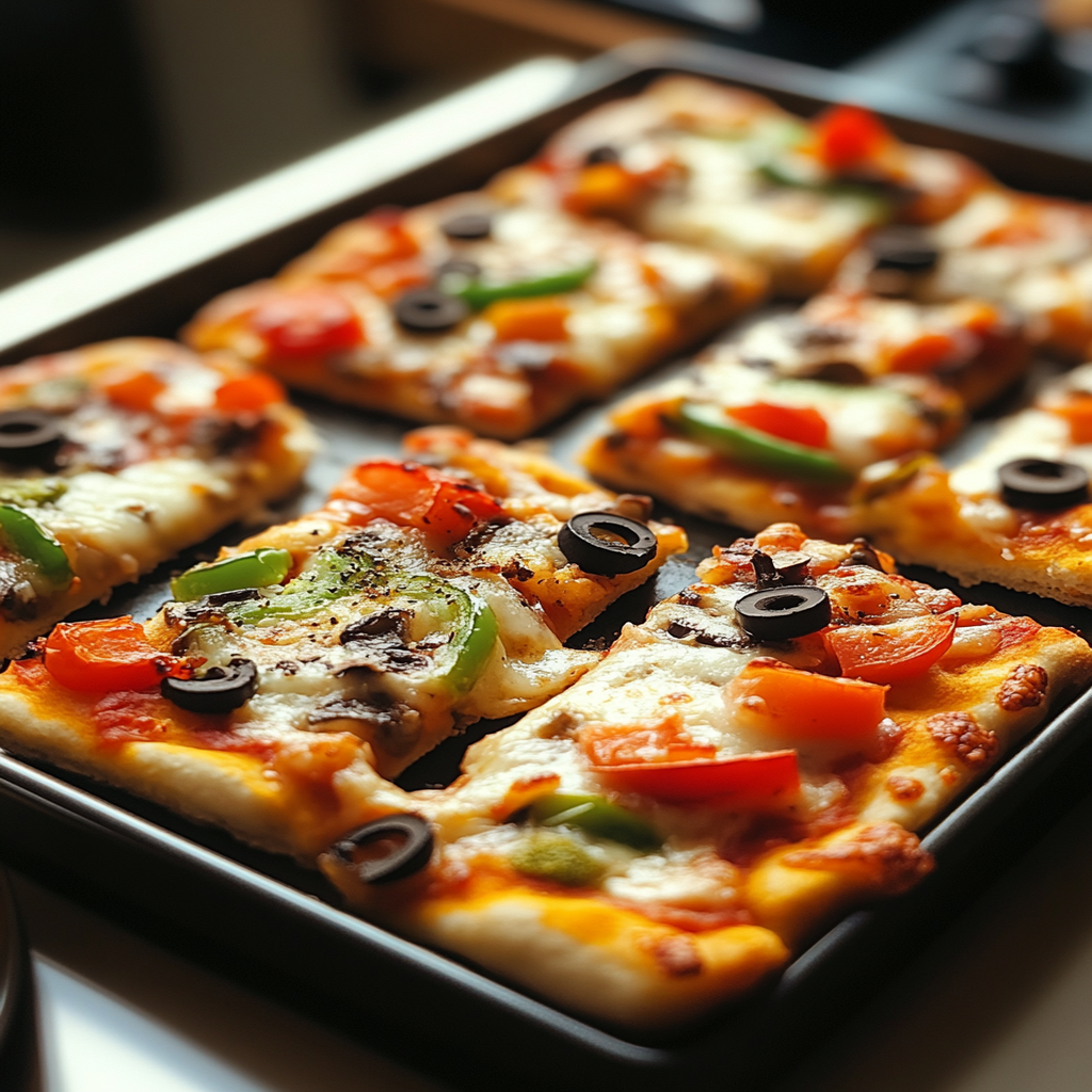 Veggie Pizza Squares