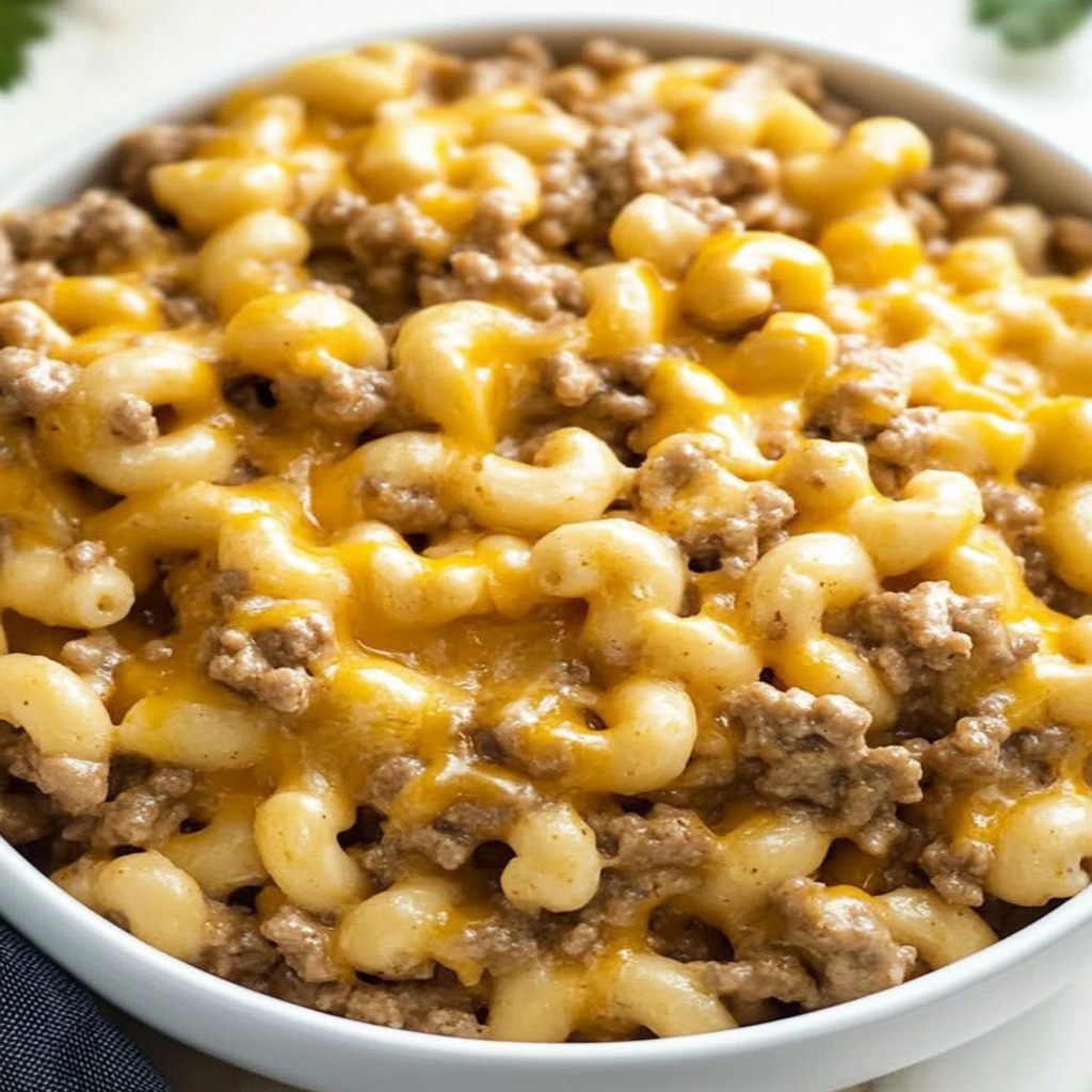 Homemade Cheesy Hamburger Helper