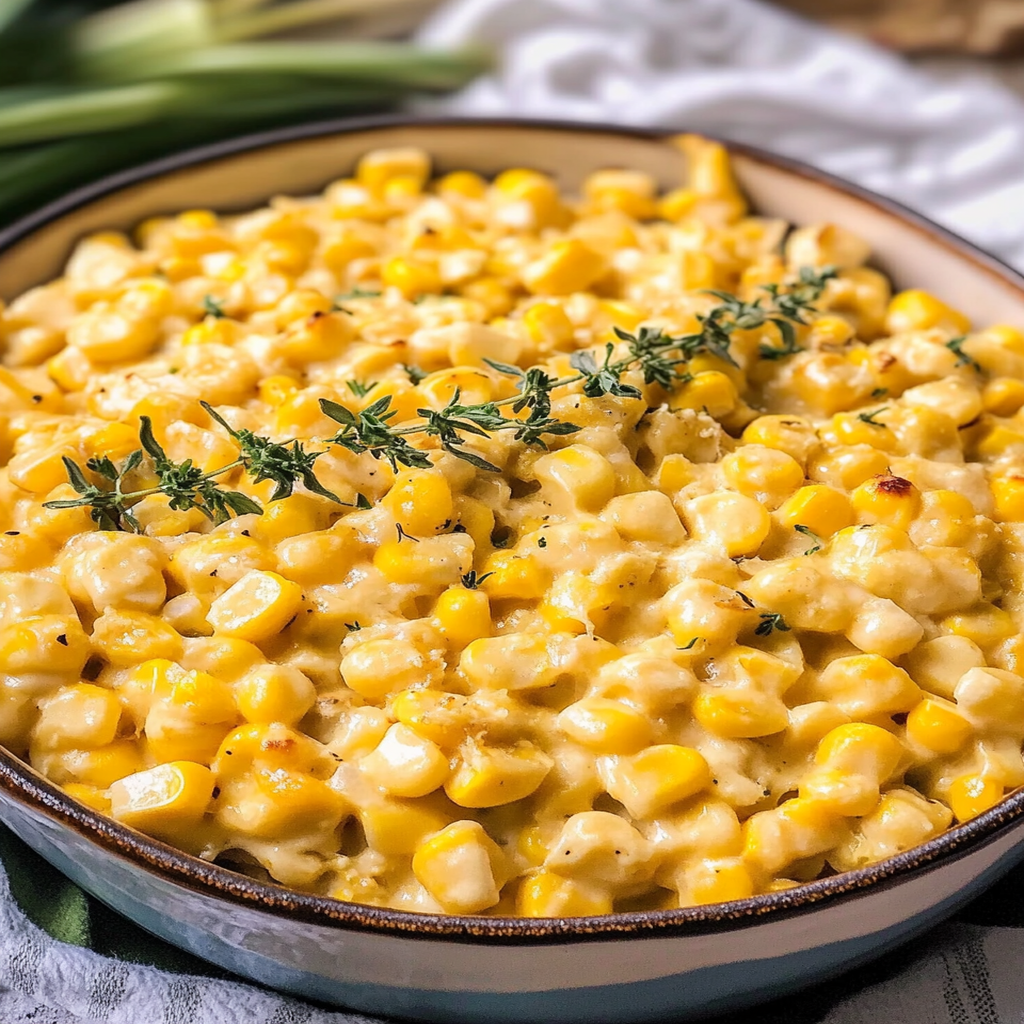 One Pot Gouda and Cream Cheese Corn