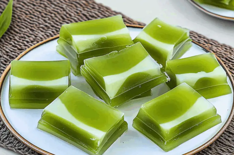 Pandan Jelly (Agar Agar Pandan)