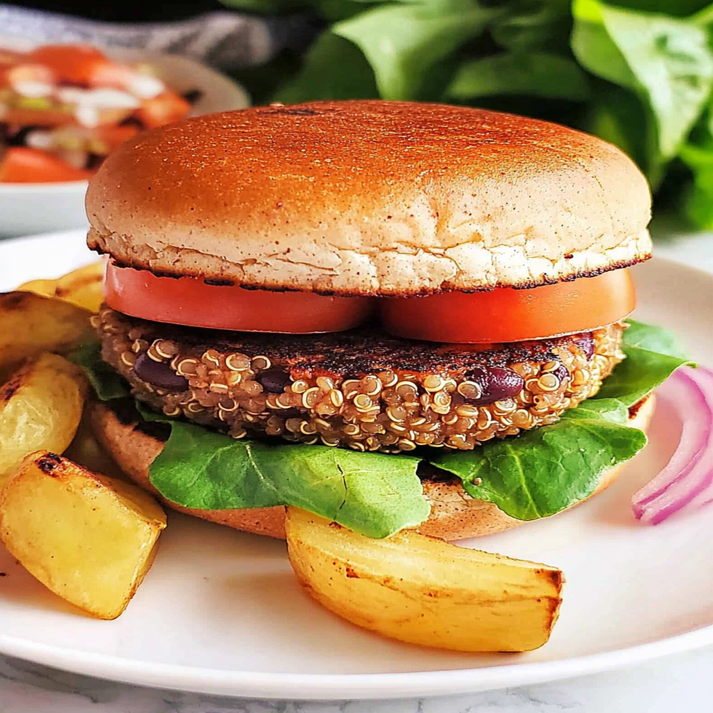 Quinoa Burgers with Black Beans