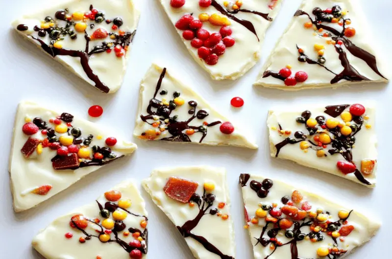 Thanksgiving White Chocolate Bark