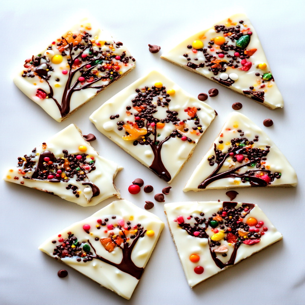 Thanksgiving White Chocolate Bark