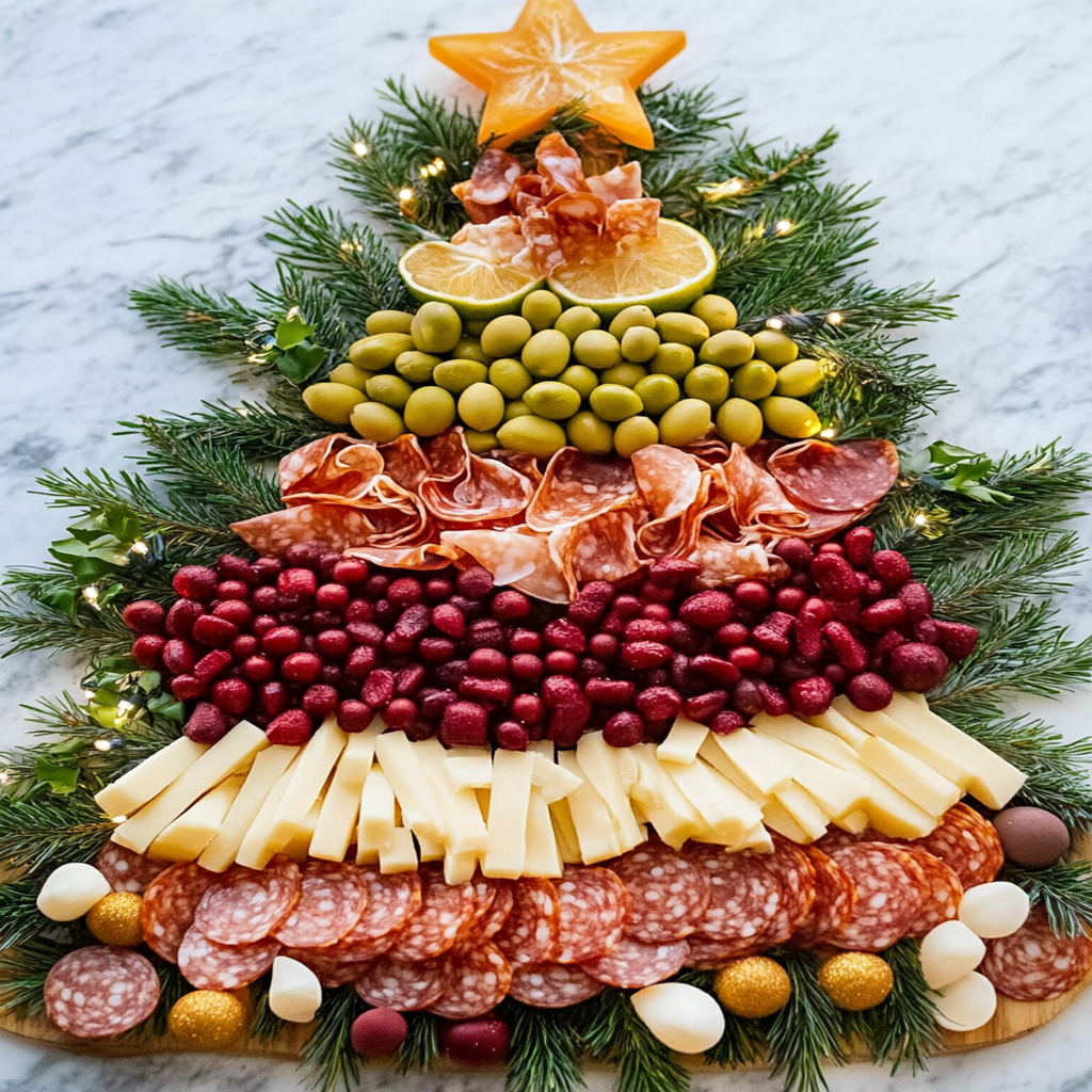 Christmas Tree Charcuterie Board