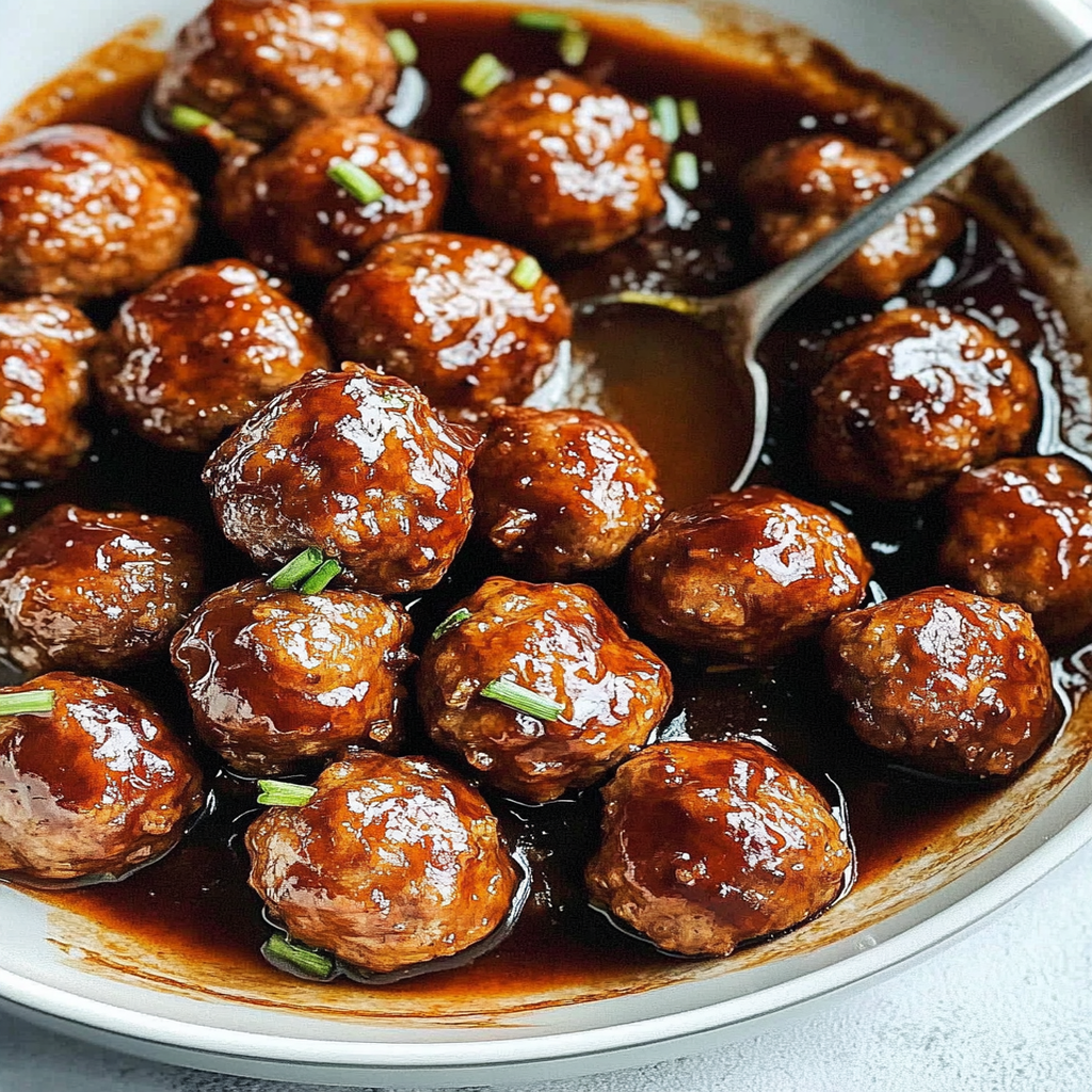 Easy Mongolian Meatballs