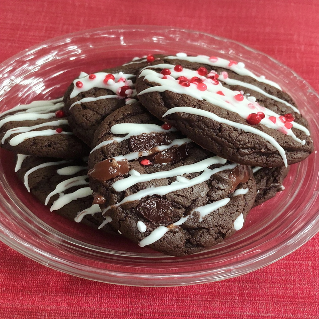 Holiday Double Chocolate Cookies