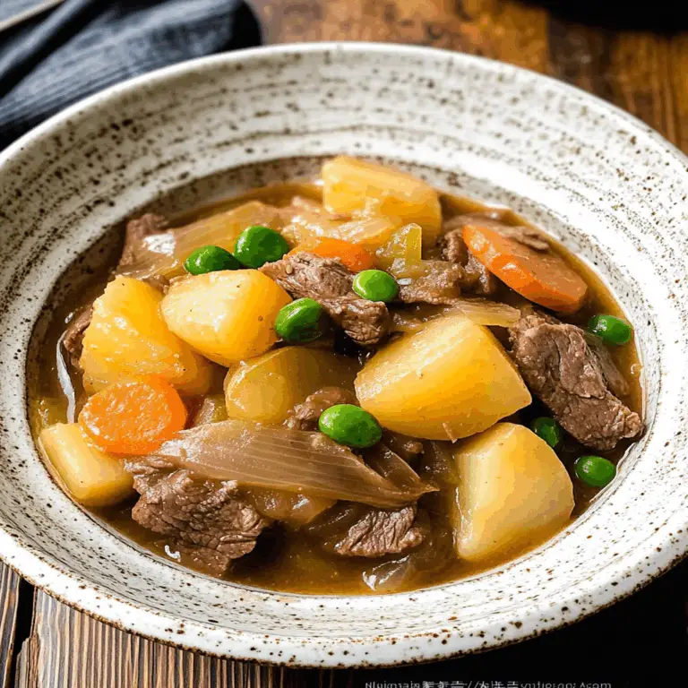 Nikujaga (Beef and Potato Stew)