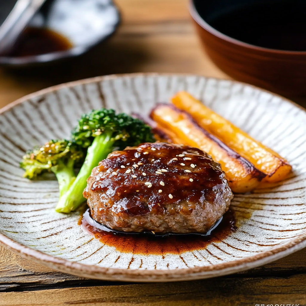 Japanese Hamburg Steak (Hambāgu)