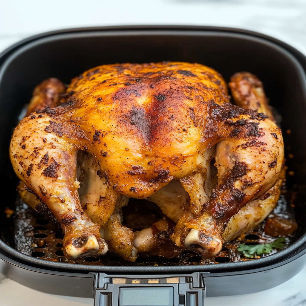 Juicy Air Fryer Whole Chicken