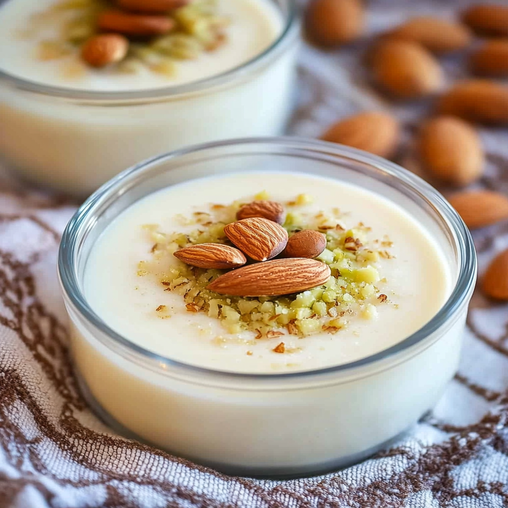 Keşkül Almond Pudding